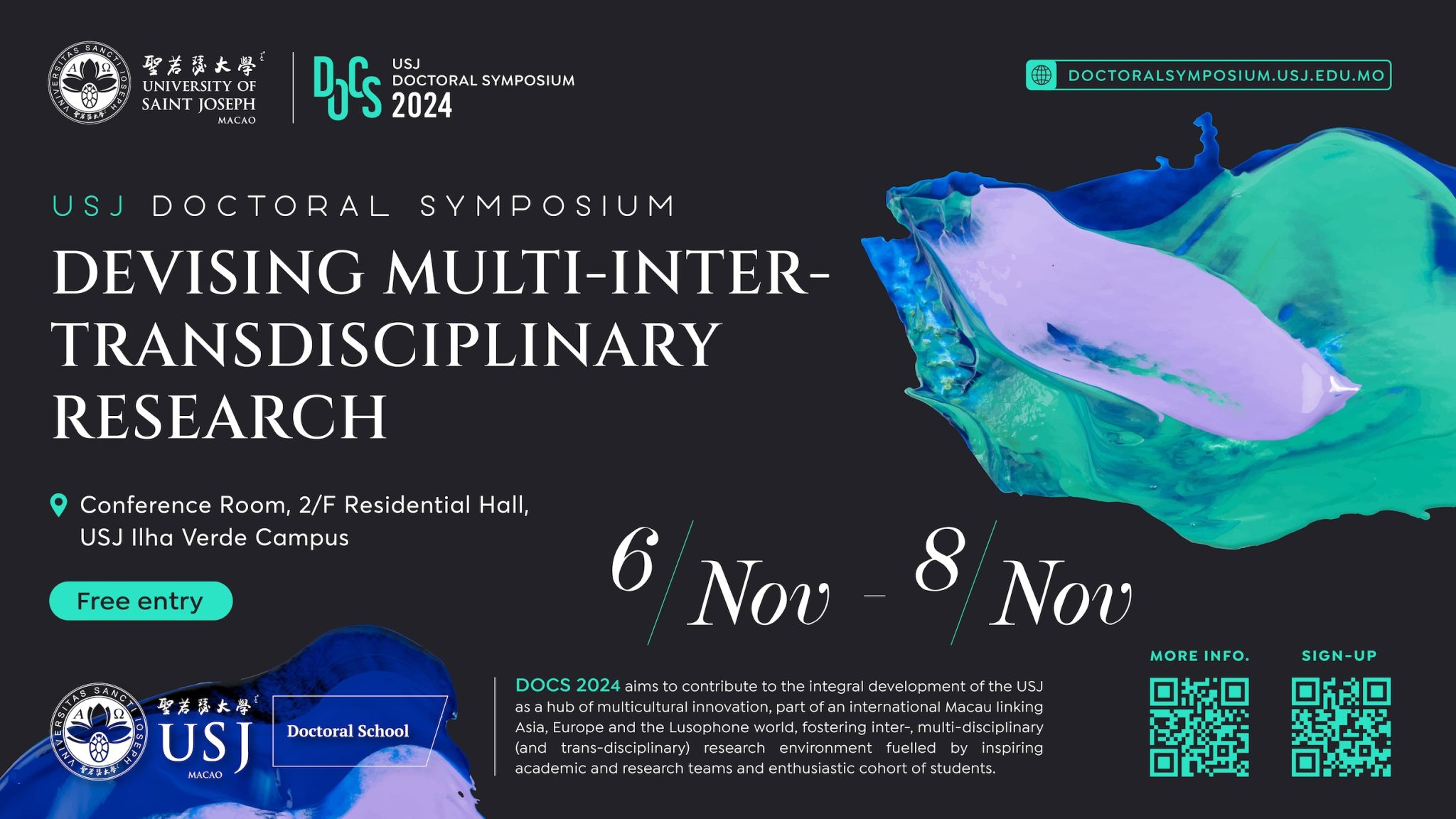 USJ Doctoral Symposium – Devising Multi-Inter-Transdisciplinary Research